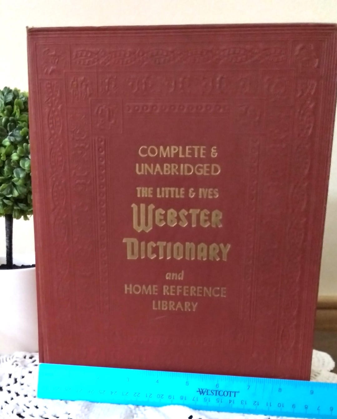The Little & Ives Webster Dictionary and Home Reference Library - Etsy