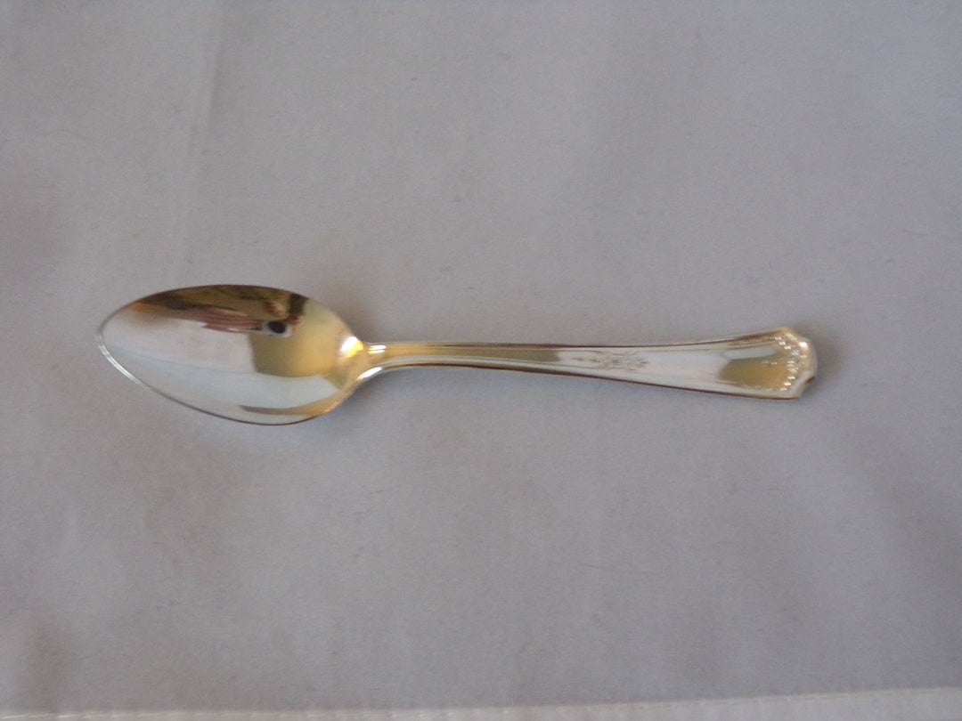 National Silver Co Nine Teaspoon, Vintage Electro Plated Nickel Silver ...