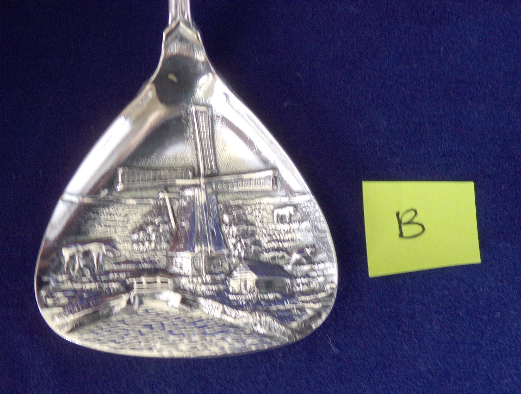 Dutch Silver Plate Windmill Souvenir Spoon B | Etsy