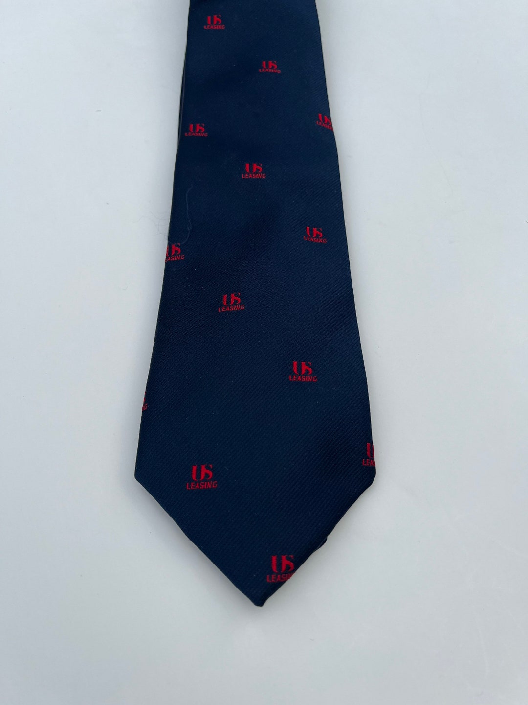 Vtg US Leasing Crest Emblematic Club Tie - Etsy
