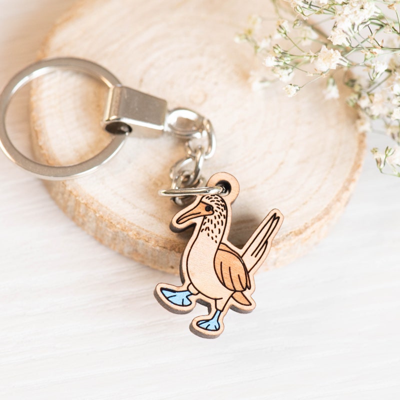 Bird Keyring - Etsy