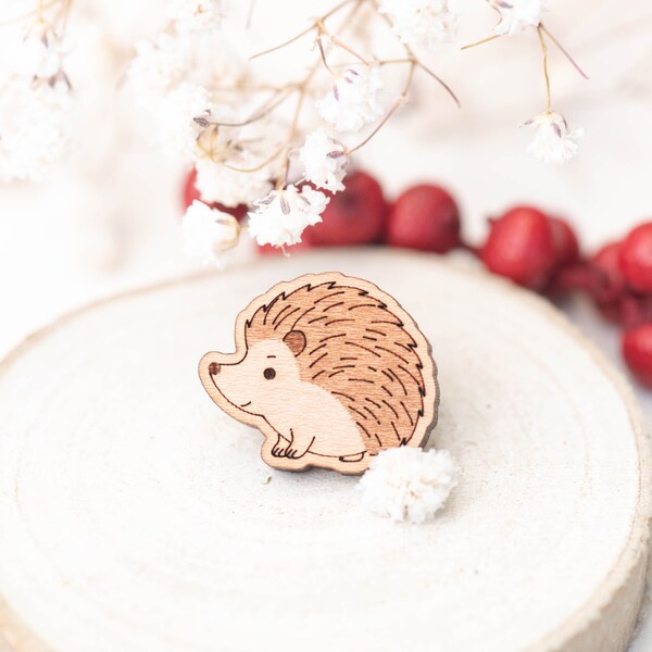 Hedgehog Pin - Etsy