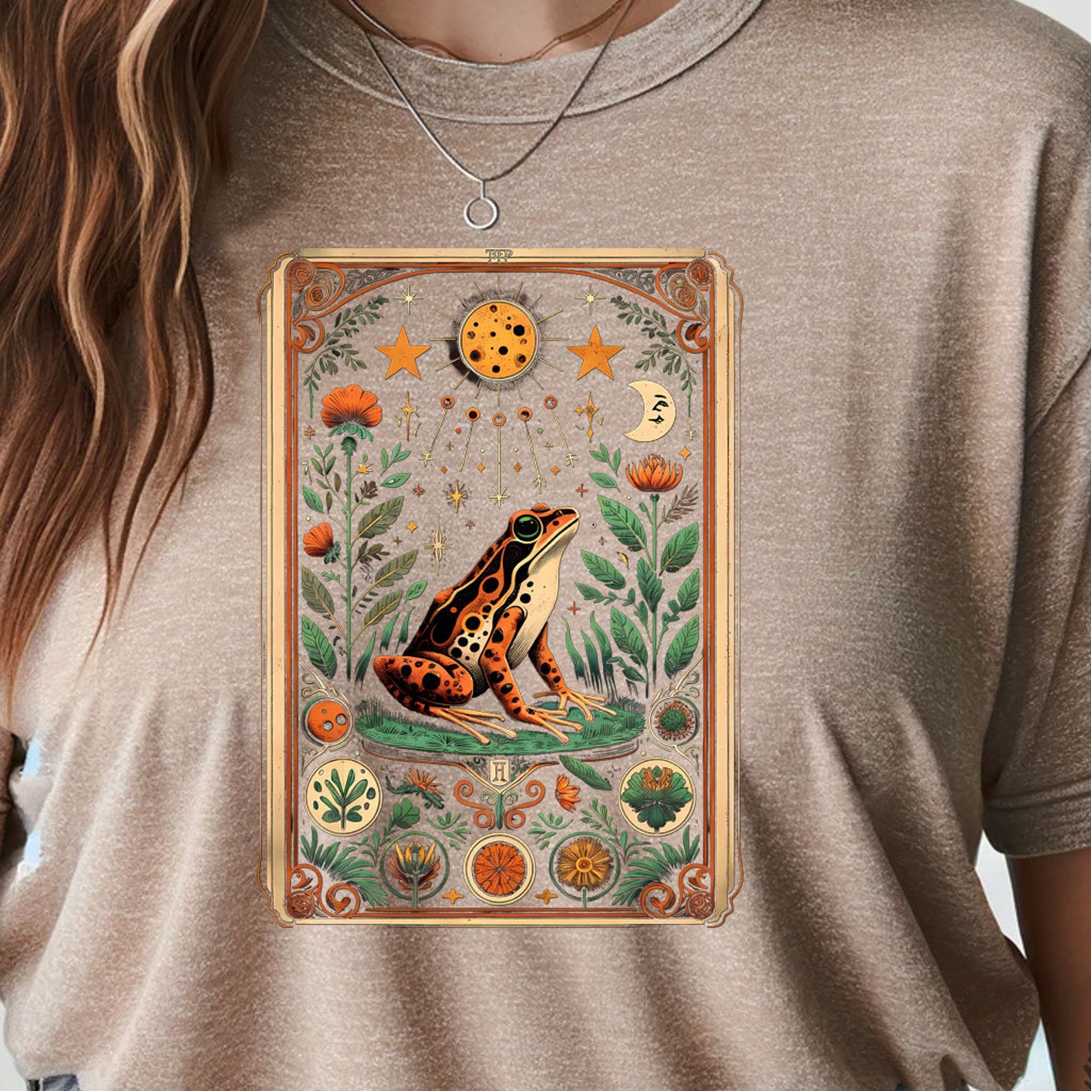 Gothic Frog Tarot Card Png for T-shirts, Png Sublimation Design, DTF ...