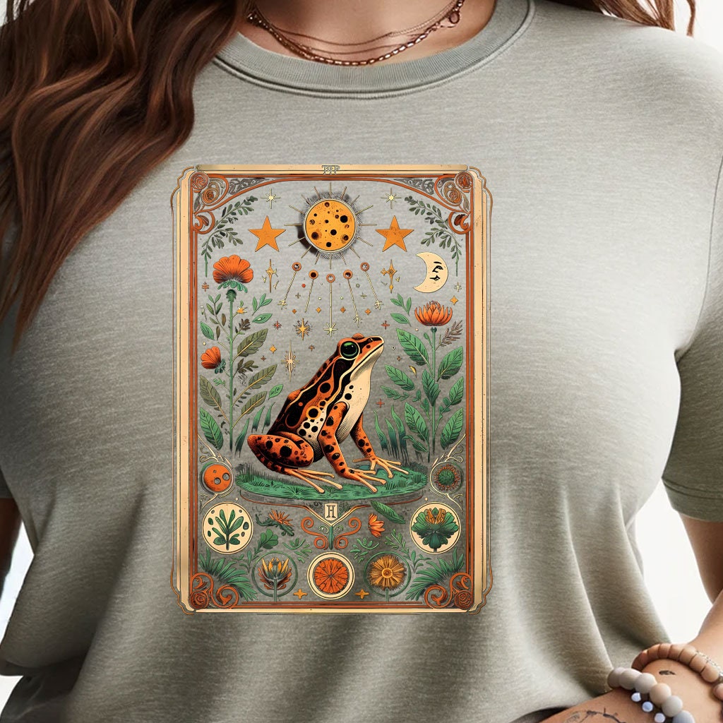 Gothic Frog Tarot Card Png for T-shirts, Png Sublimation Design, DTF ...