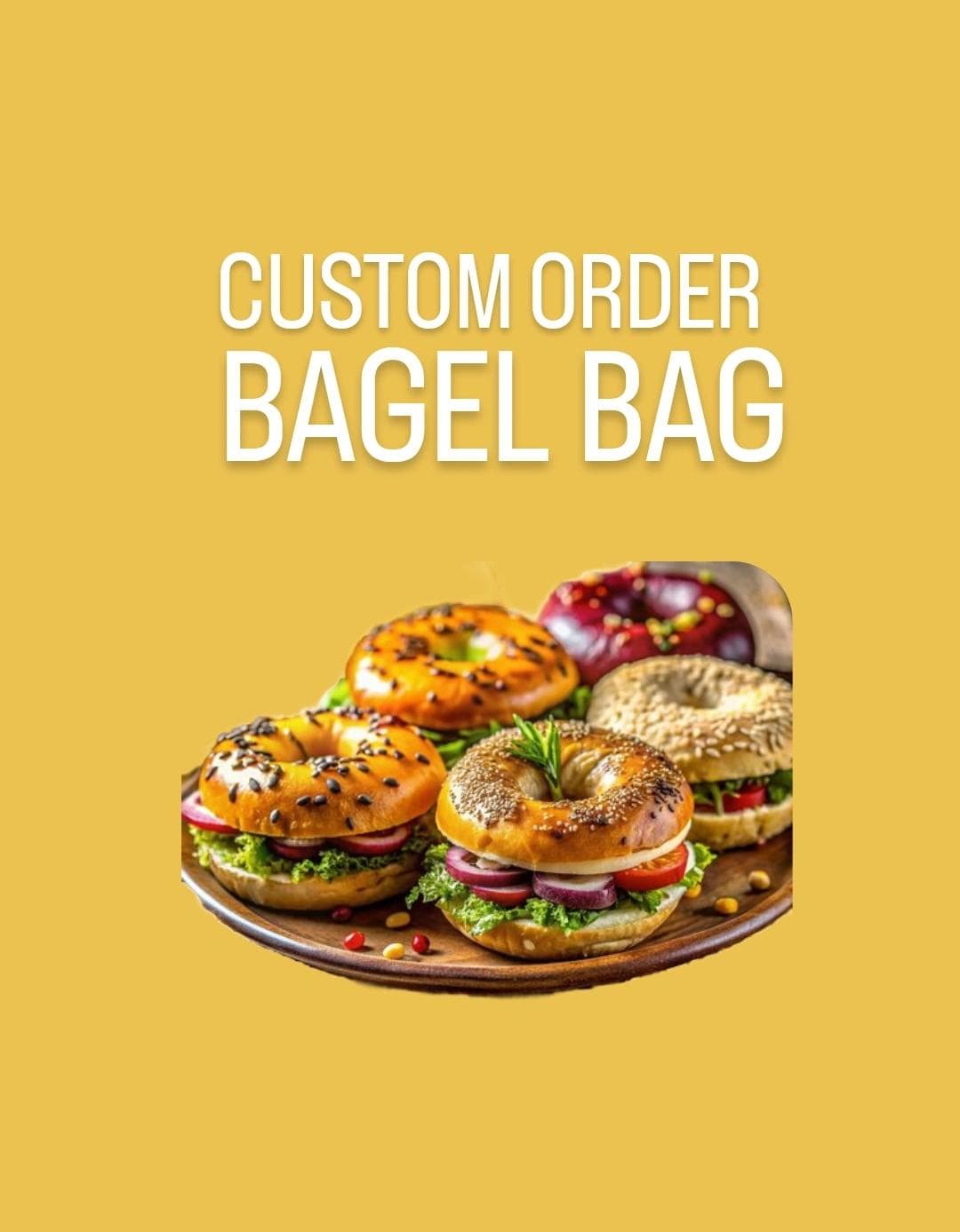 Custom Order: Mini Everything Bagel Bag - Etsy