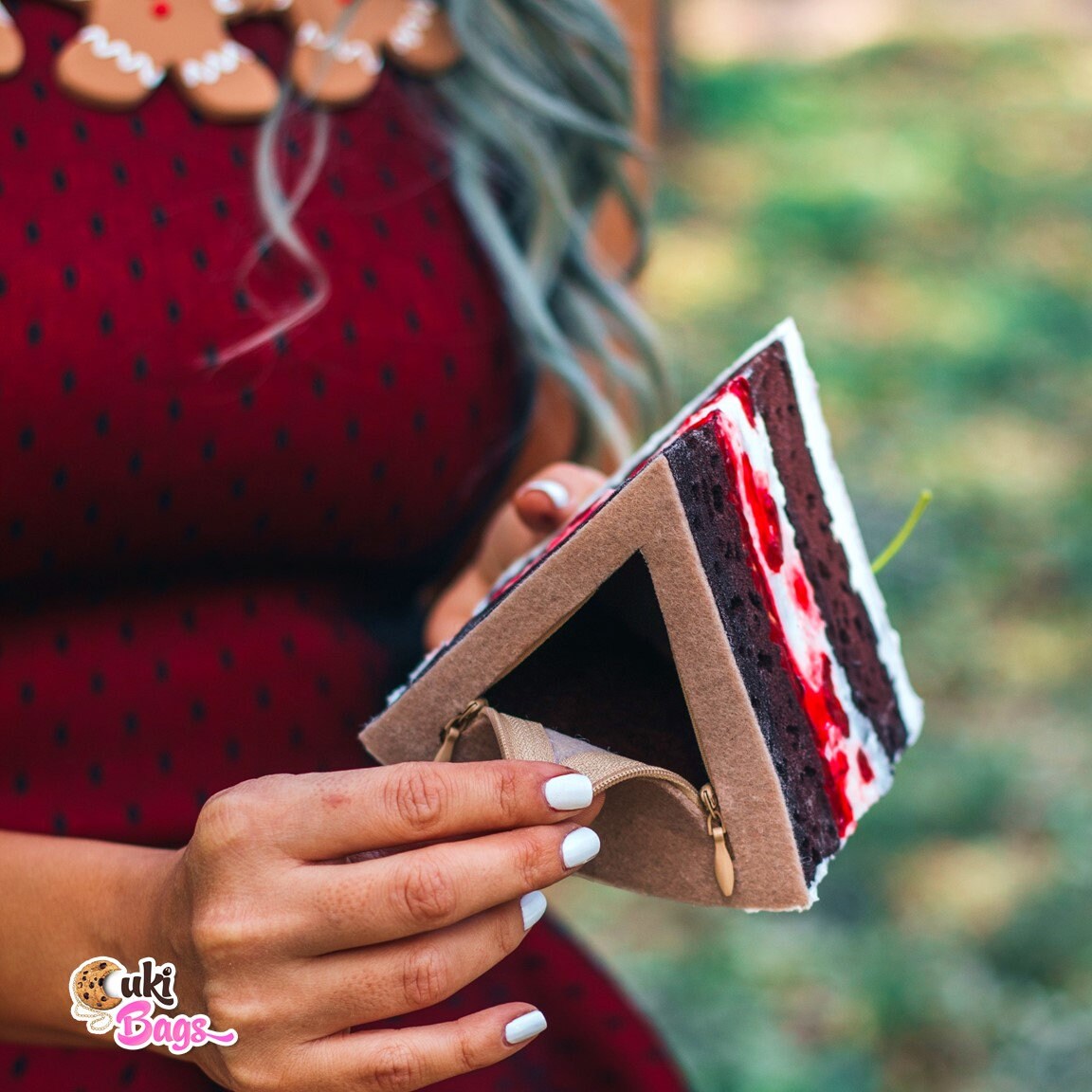 Piece of Cake WALLET / COIN PURSE Black Forest Cake Wallet - Etsy