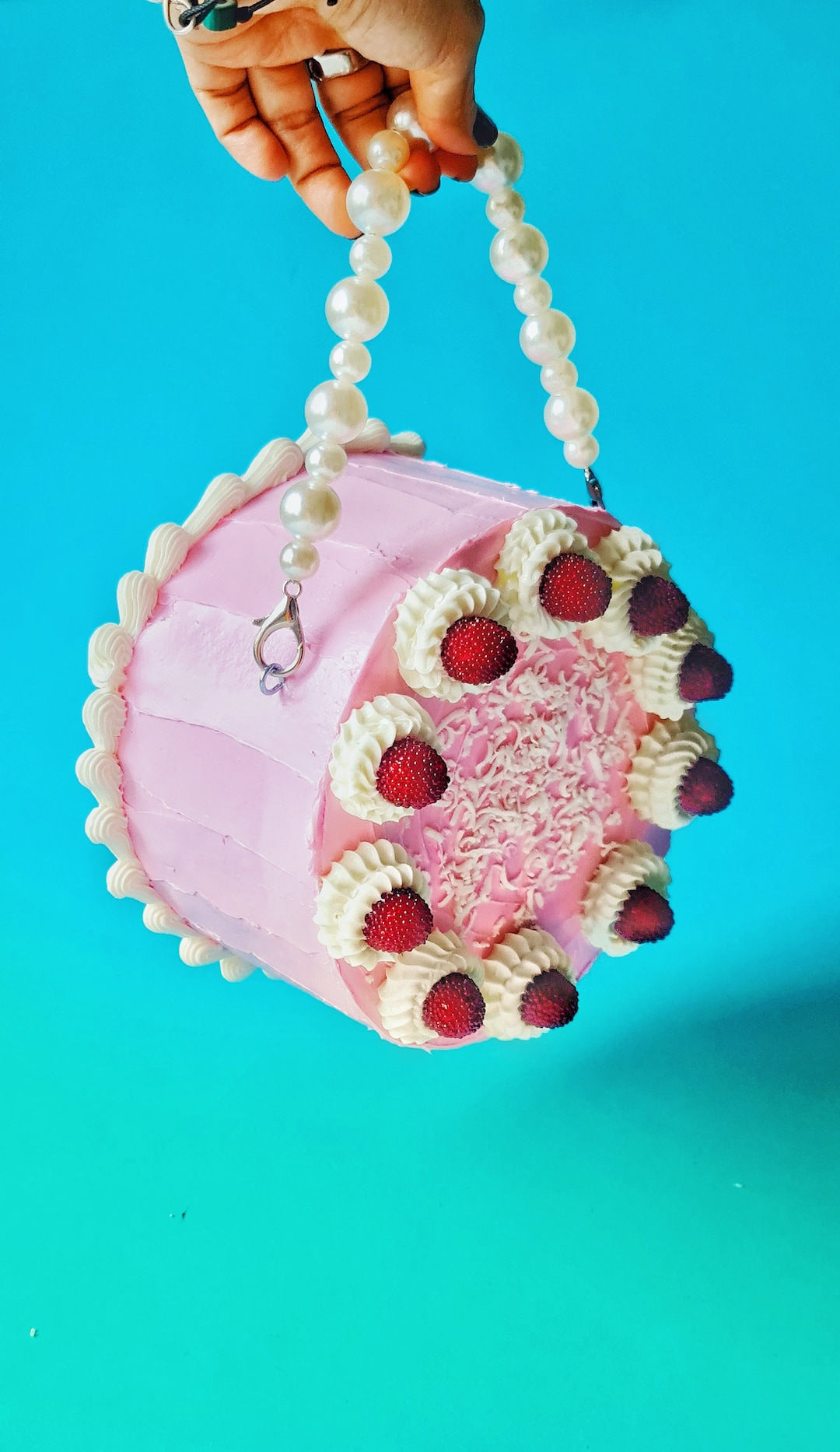 STRAWBERRY Cake Bag, Strawberry Purse, Amazing Purses, Statement ...
