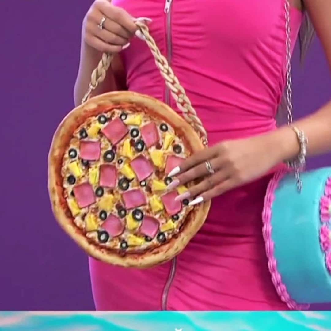 Hawaiian Pizza Purse - Pineapple Pizza Bag, Pizza Bags, Pizza Shaped ...