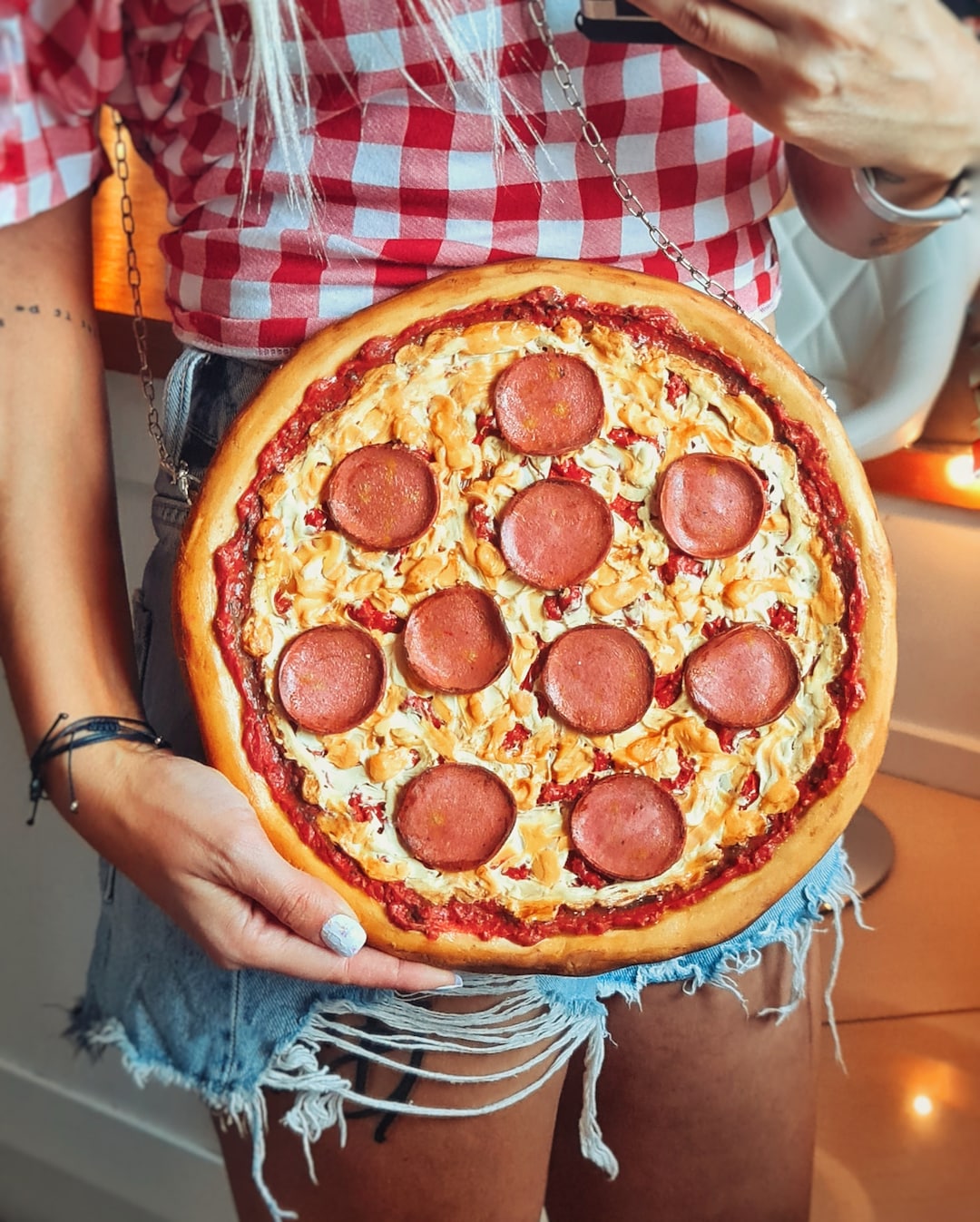 Pepperoni Pizza Purse - Pizza Bag, Pizza Bags, Pizza Shaped Bags, Funny ...