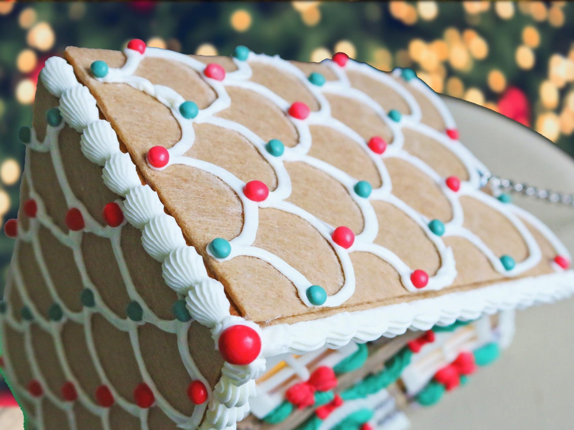 Gingerbread Cottage Bag Christmas Purse Winter Bags - Etsy