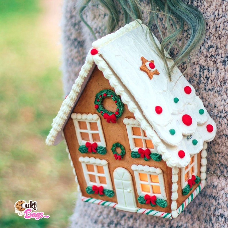 Gingerbread House BACKPACK Christmas Backpack Winter - Etsy