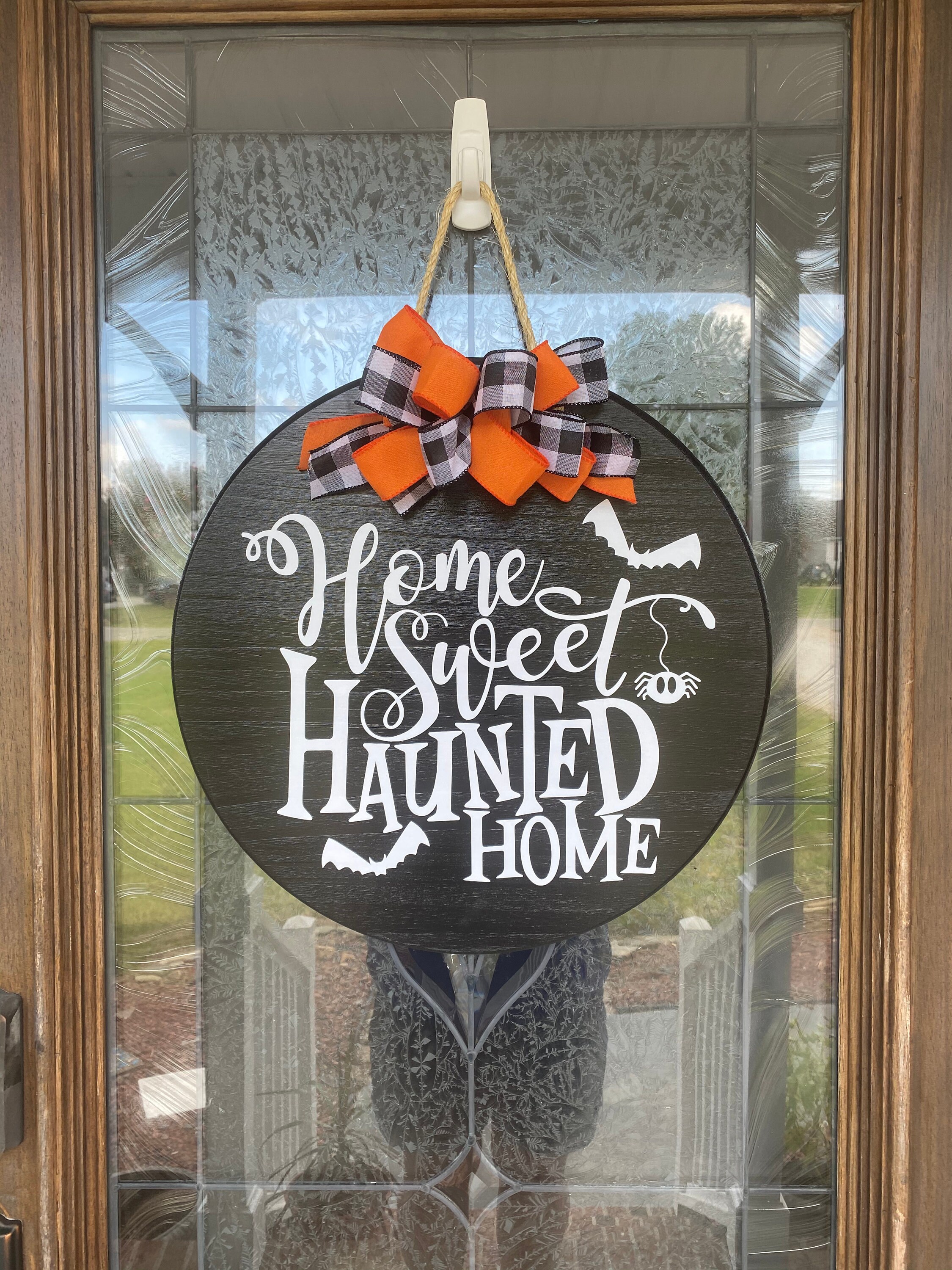 Halloween Decor Halloween Door Hanger Halloween Sign | Etsy