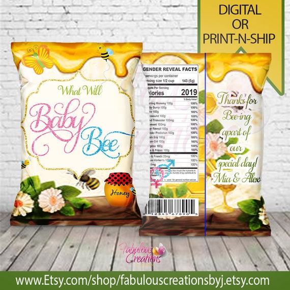What will baby BEE, Bumblebee Baby Reveal, Bumblebee chip bag ...