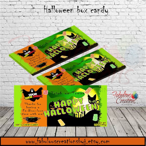 Halloween candy, Halloween candy bar,Halloween chocolate bars, Scary ...