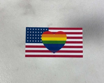 Rainbow Heart German Flag Sticker LGBT Stickers Planner - Etsy