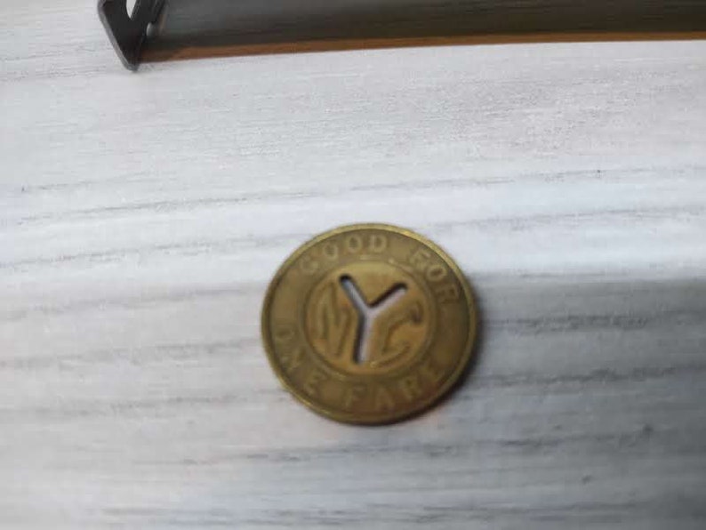Vintage New York City Transit Authority Token; Good for One Fare; 1950 ...