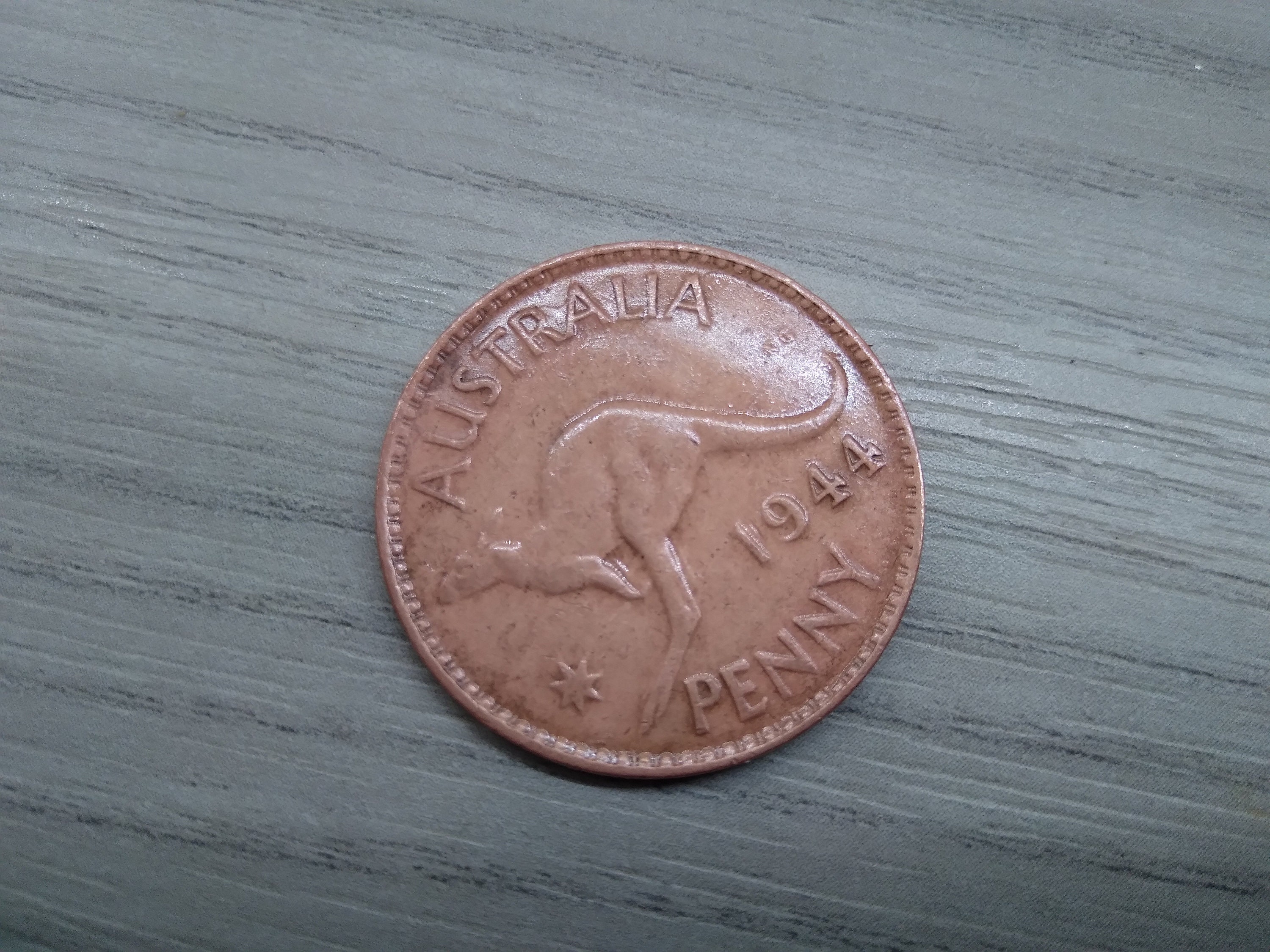 1944 Australian Bronze Copper Penny - Etsy