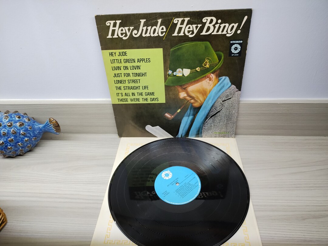 33 Vinyl Album Hey Jude Hey Bing Bing Crosby Vinyl Like New Condition ...