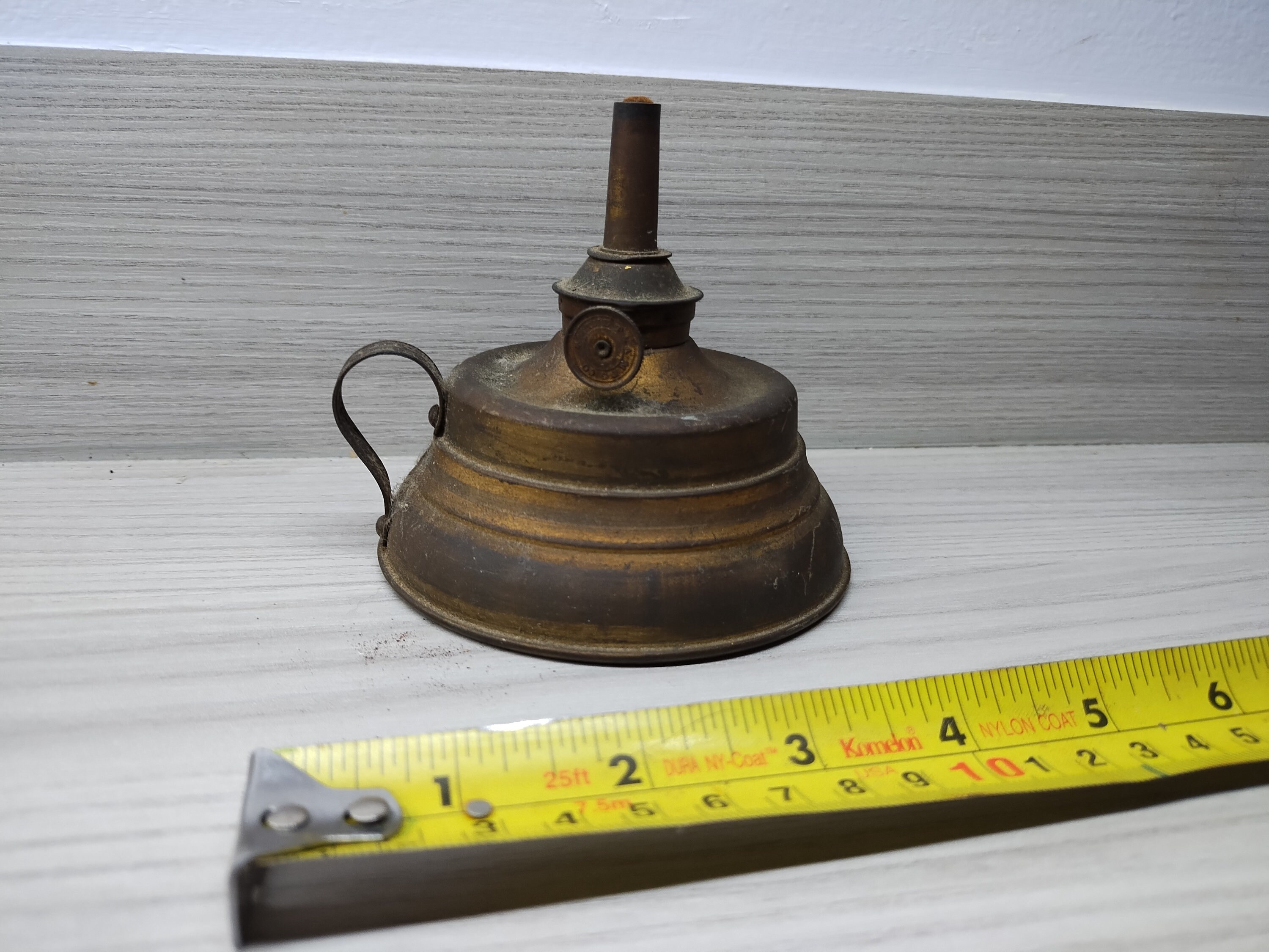 Early 1900’s American Copper Whale Oil Lamp Original Burner Great ...