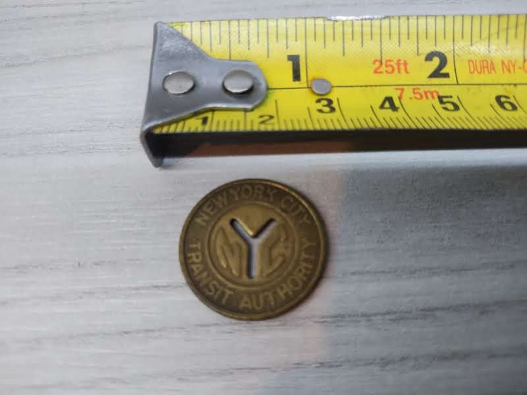 Vintage New York City Transit Authority Token; Good for One Fare; 1950 ...