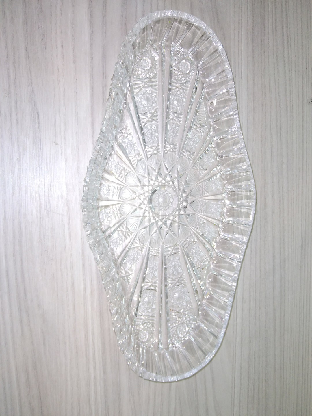 Waterford Crystal Relish Serving PLATE 11.5 X 6" Flawless Beautiful - Etsy
