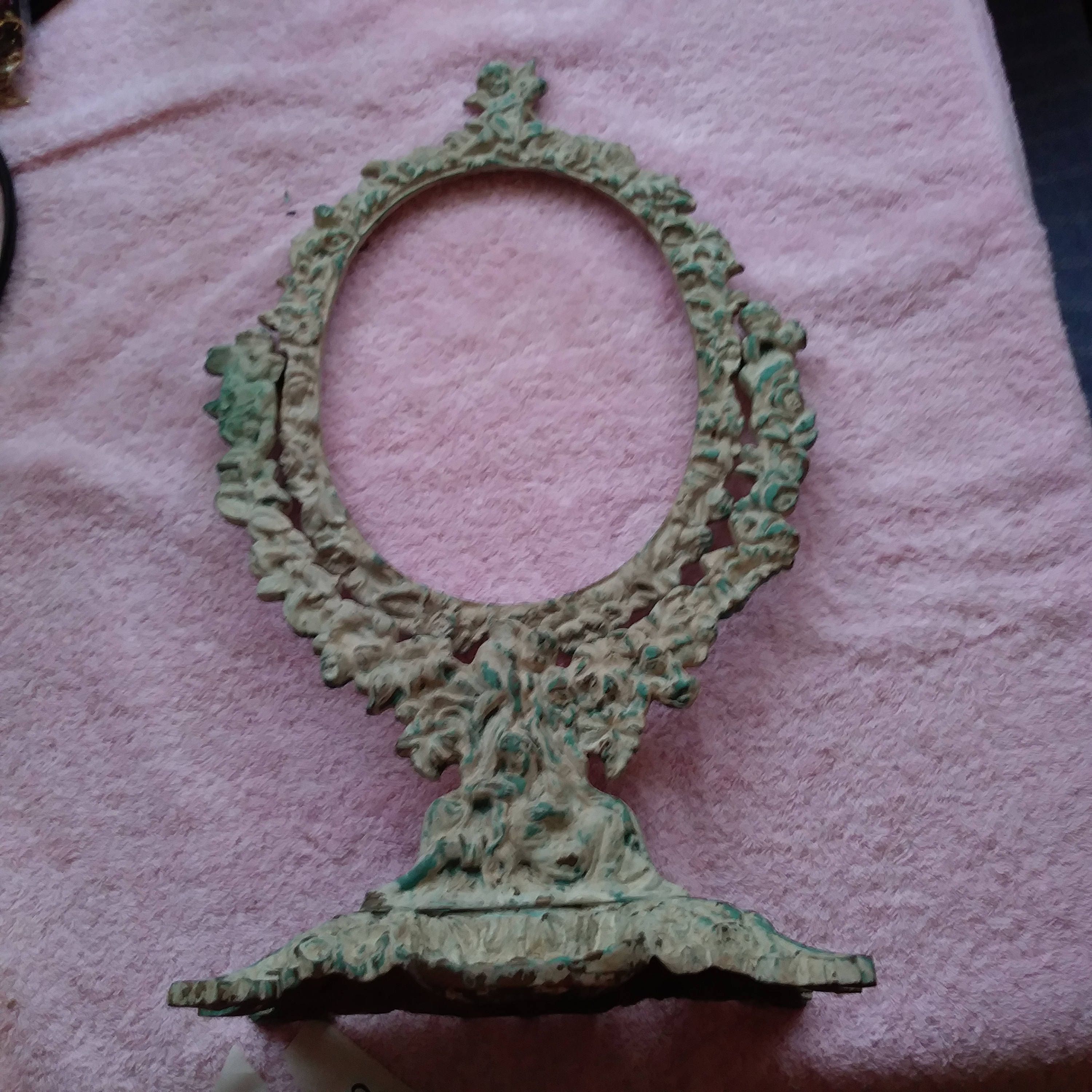 Vintage Victorian Cast IRON PICTURE FRAME Fits a 6.25 X - Etsy