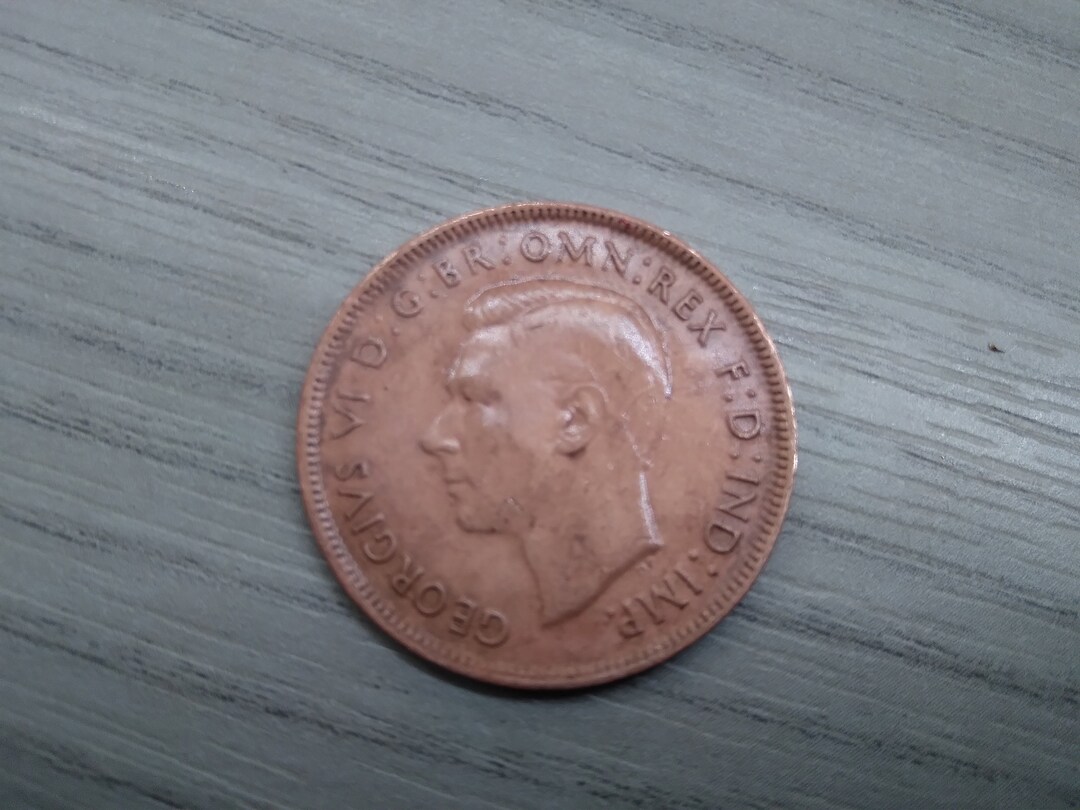 1944 Australian Bronze Copper Penny - Etsy