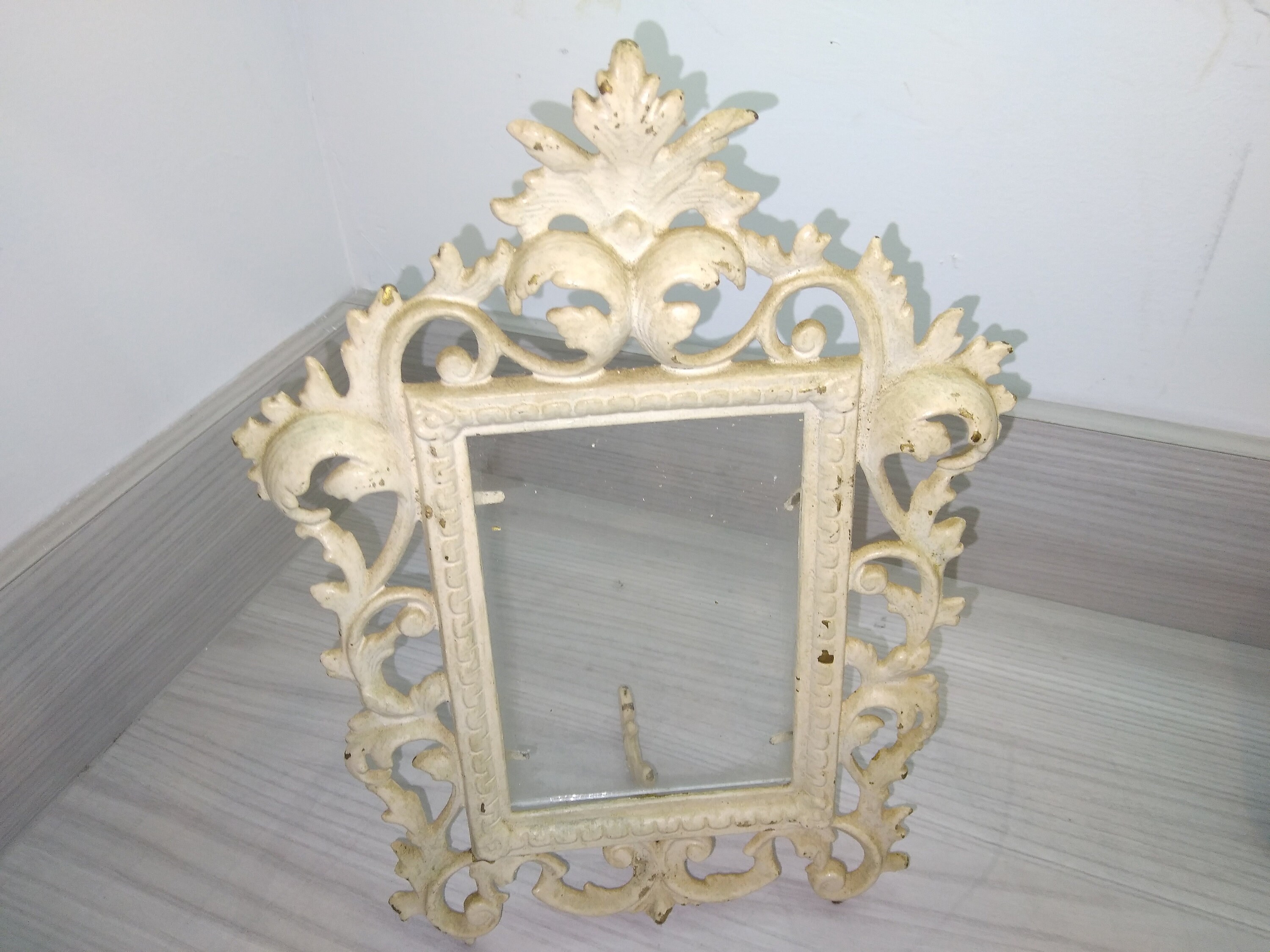 Vintage Victorian Cast IRON PICTURE FRAME 12 Tall 6 X 4 Pic Flawless - Etsy