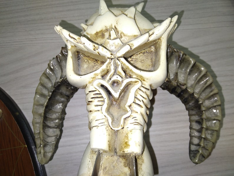 Baphomet Gothic Dragon Skeleton With 4 Daggers Mythical - Etsy