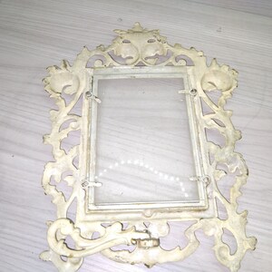 Vintage Victorian Cast IRON PICTURE FRAME 12 Tall 6 X 4 Pic Flawless - Etsy