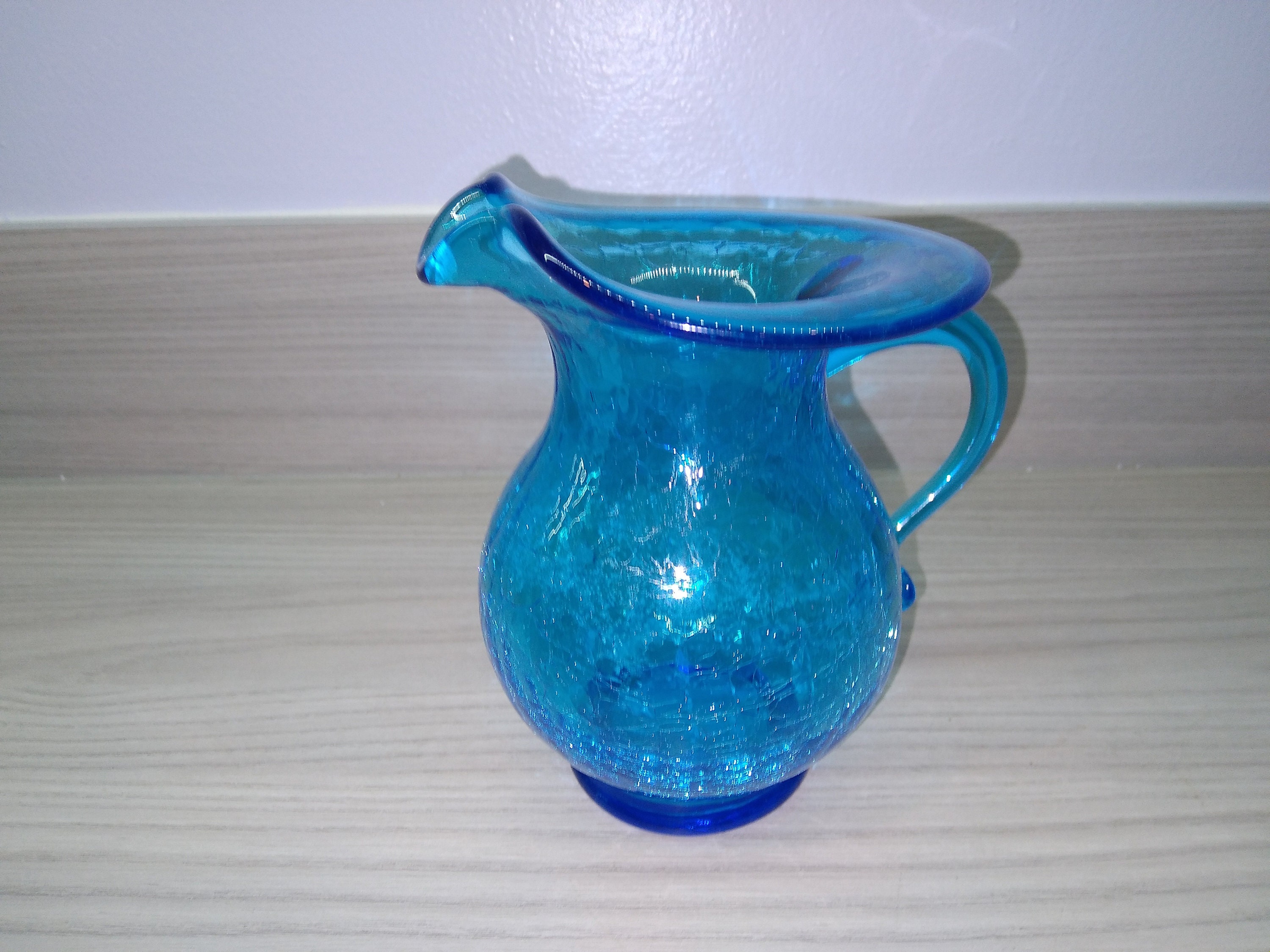 Handblown BLENKO GLASS RARE Vintage Handcrafted Crackle Ware - Etsy