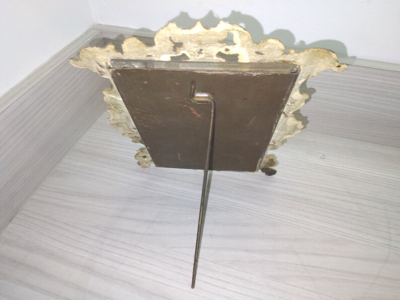 Vintage Victorian Cast IRON PICTURE FRAME 9 Tall 6 X - Etsy