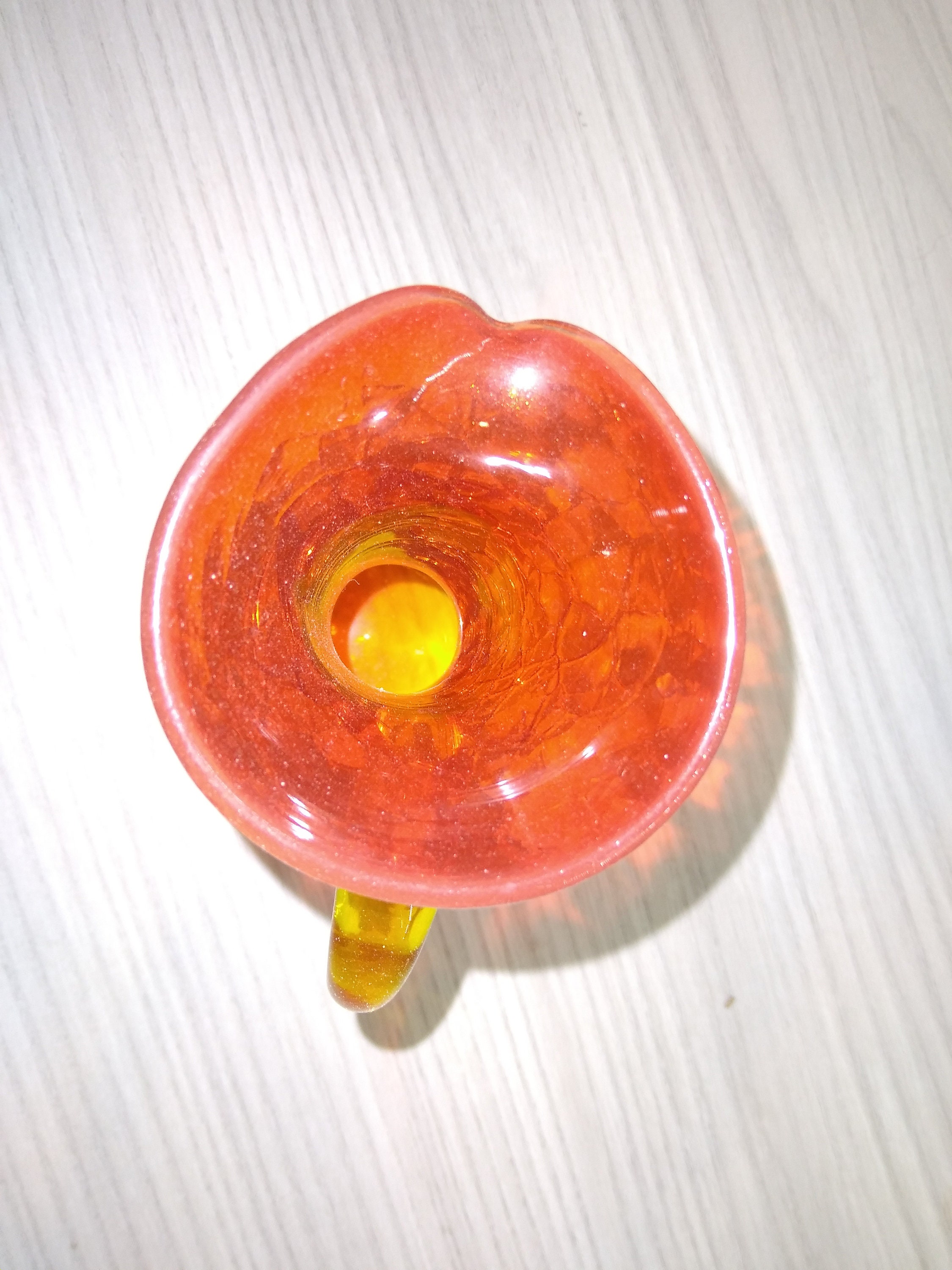 Handblown BLENKO GLASS RARE Vintage Handcrafted Crackle Ware Miniature ...