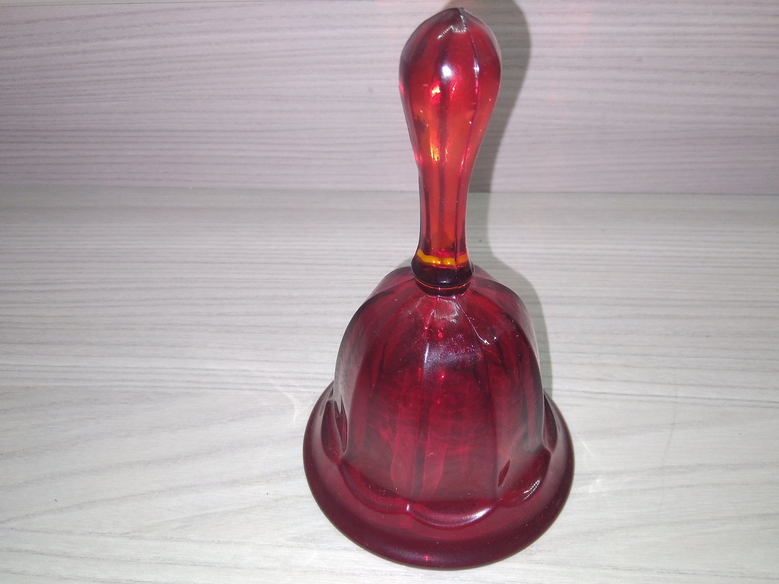 Ruby Red Viking Depression Glass Dinner Bell Arlington 5.5 Tall ...