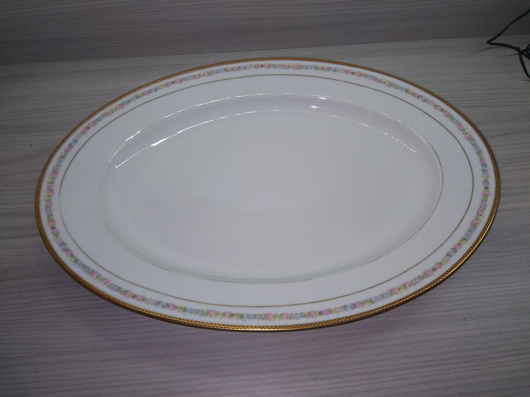 19" Porcelain Platter M Z Austria Kaiserin Maria Theresia Carlesbad ...
