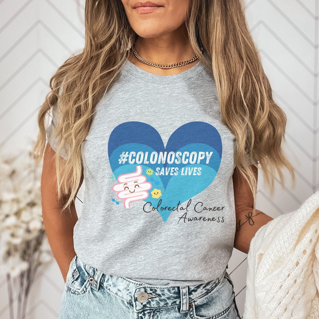 Colon Cancer Awareness Tshirt Gift Idea Colon Cancer Colon Cancer ...