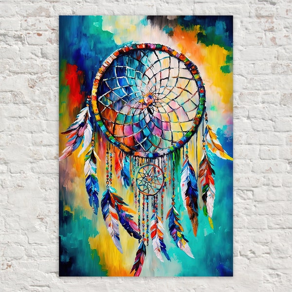 Native American Paintings on Canvas - Etsy