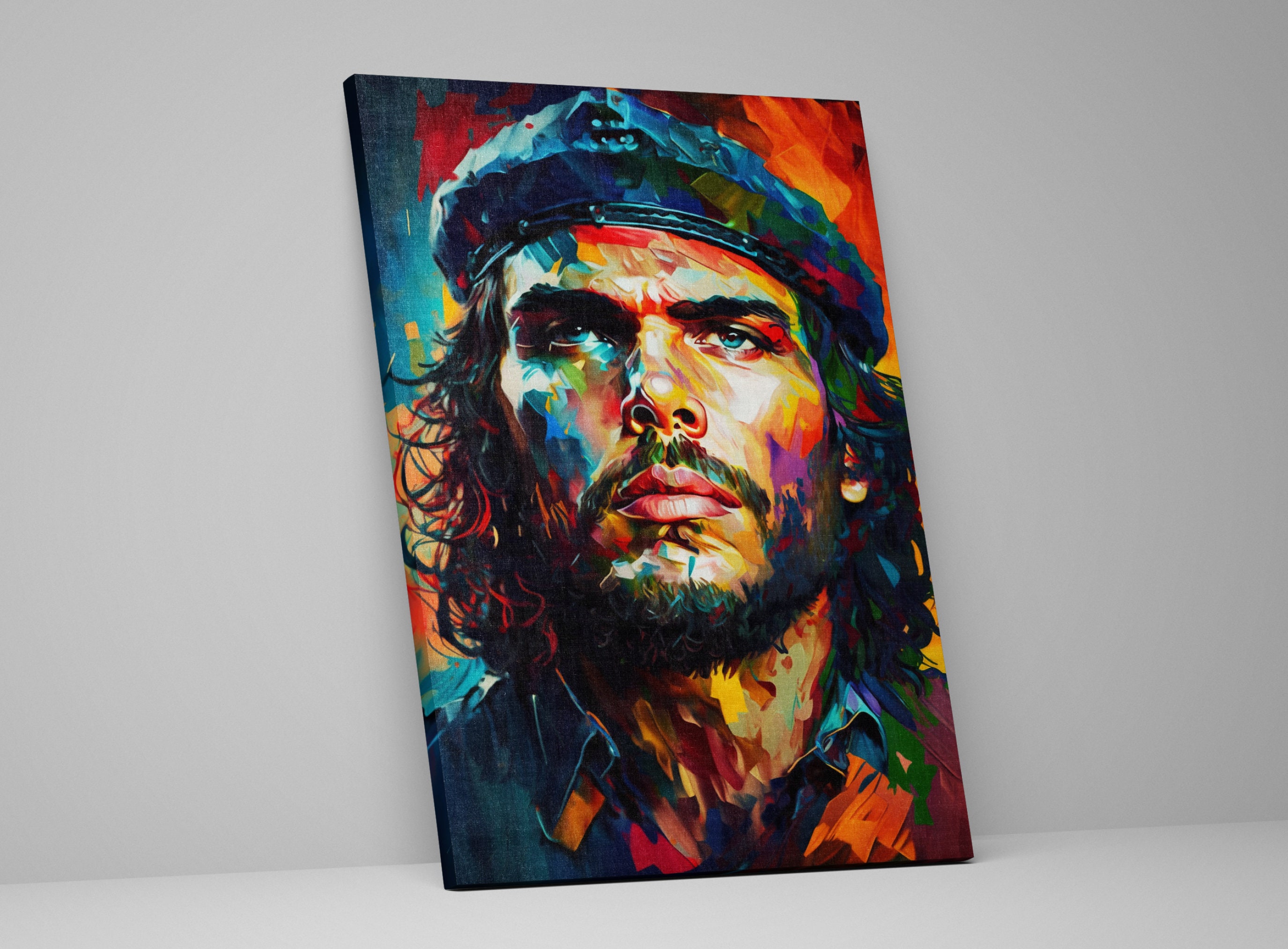 Che Guevara Portrait, Political Wall Decor, Giclee Print on Gallery ...
