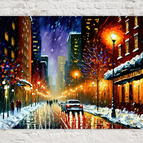 Street Scene Wall Art - Etsy