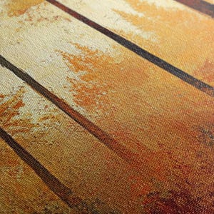 Panoramic Autumn Forest Landscape Canvas, Framed or Unframed, Long ...