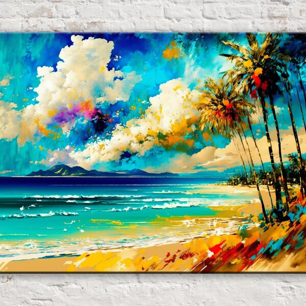 Beach Scenes Wall Art - Etsy