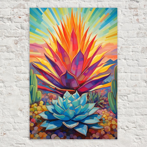 Large Agave Paintings - Etsy