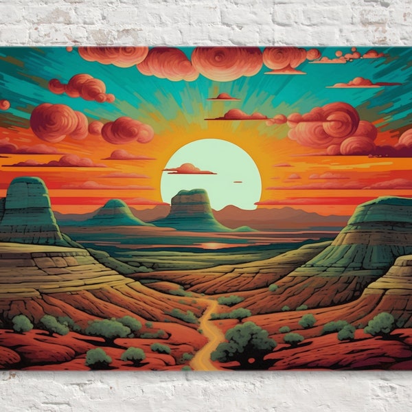Southwest Art Print - Etsy
