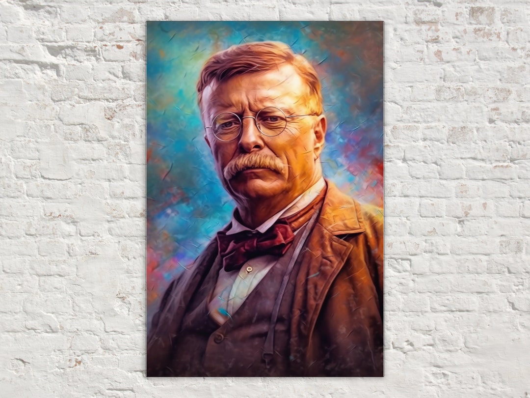Theodore Roosevelt Legacy: Historical Leader Art, Print on Gallery ...