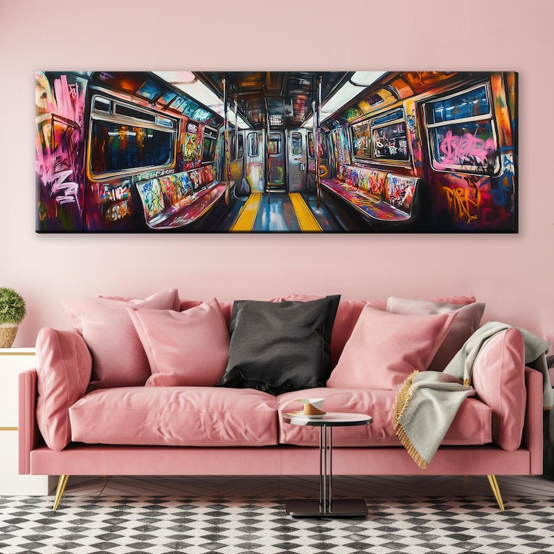 Framed Graffiti Art Nyc - Etsy