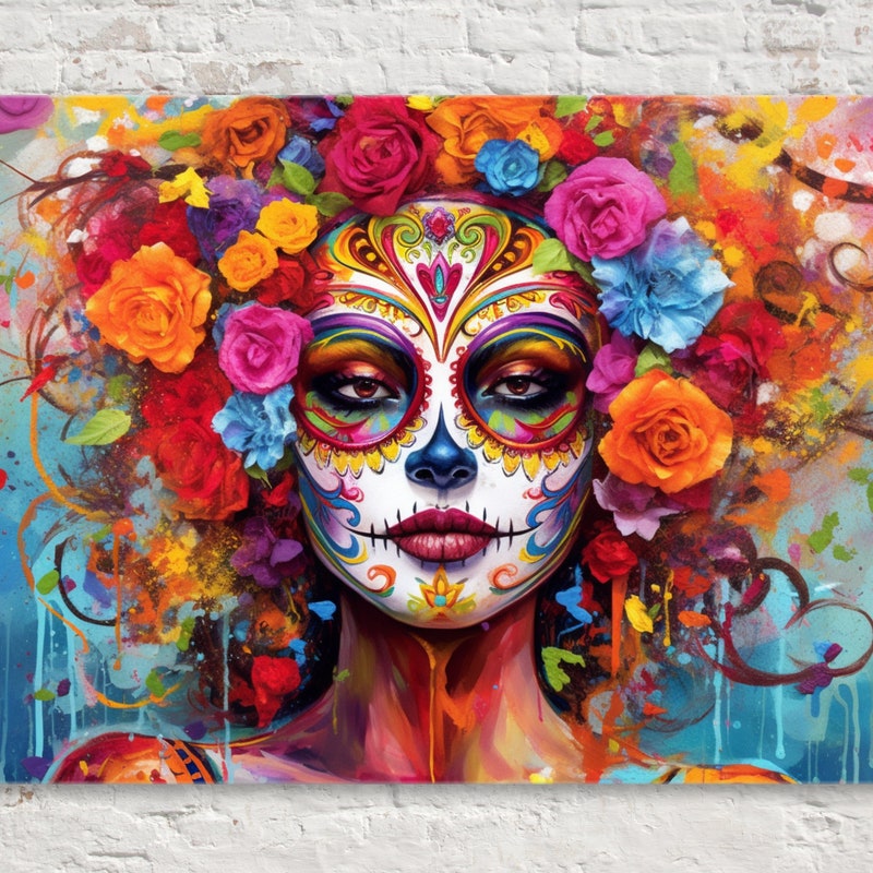 Dia De Los Muertos Art - Etsy