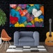 Colorful Heart Pile Piece, Love and Friendship, Giclée Print on Gallery ...