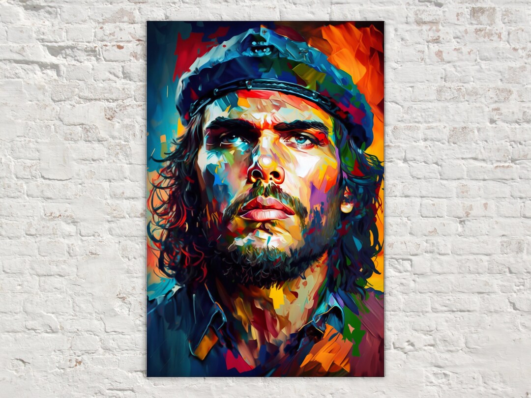 Che Guevara Portrait, Political Wall Decor, Giclee Print on Gallery ...