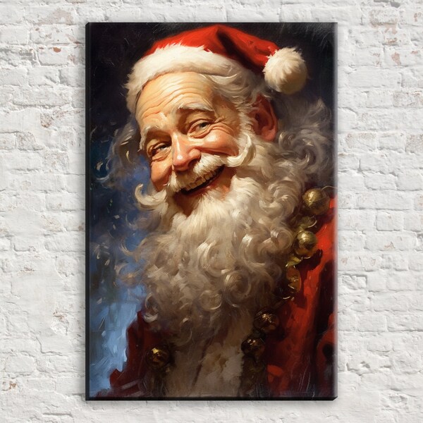 Santa Claus Large Prints - Etsy
