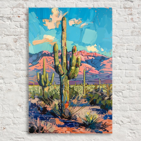 Saguaro Painting - Etsy